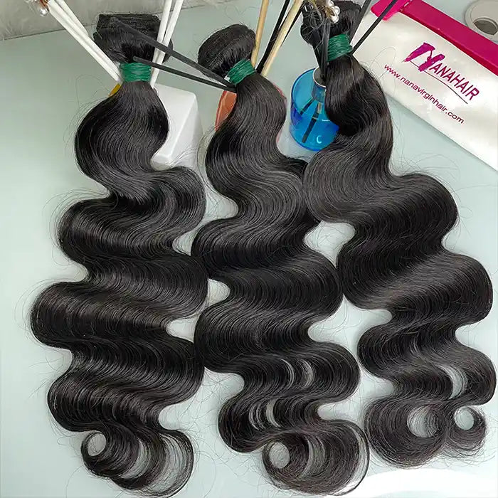 Body Wave Hair Bundle | Unprocessed Hair Wigs | Top-Grade Raw Hair ...