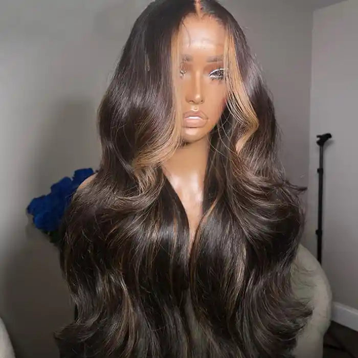 Skunk Stripe Wig | Natural Human Hair Wigs – Nana Hair