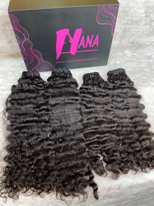 Raw Burmese hair Best quality Burmese curly Bundles From One Donor ...
